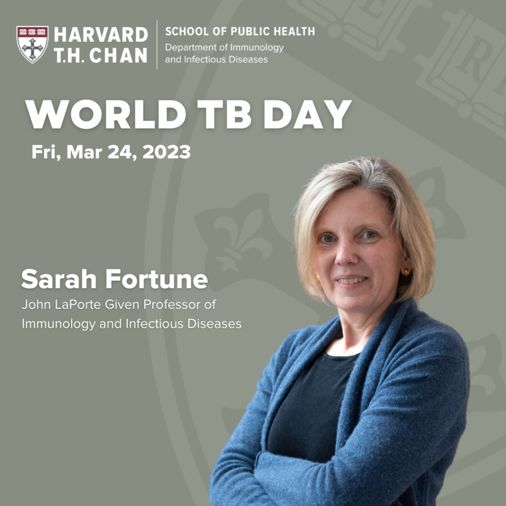 Sarah Fortune on what’s next in the fight against tuberculosis | Harvard T.H. Chan School of ...