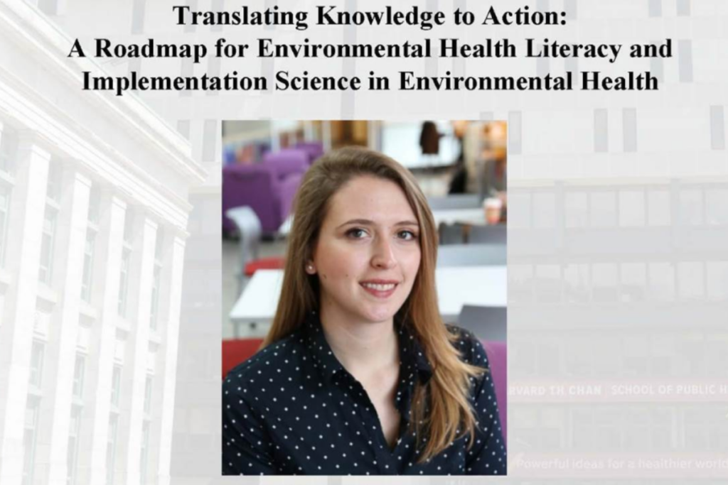 Department of EH Seminar - Translating Knowledge to Action: A Roadmap ...