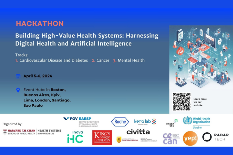 Hackathon: Building High-Value Health Systems: Harnessing Digital ...