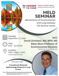 Translational Molecular Epidemiology Research in Lung Cancer with David ...