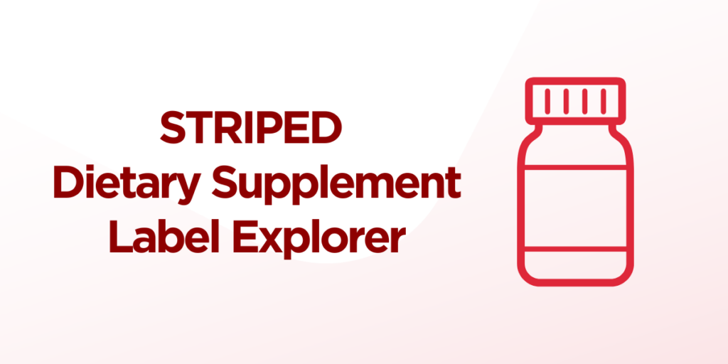 Dietary Supplement Search Tools | Strategic Training Initiative for the ...
