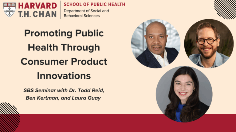 Promoting Public Health Through Consumer Product Innovations | Harvard ...