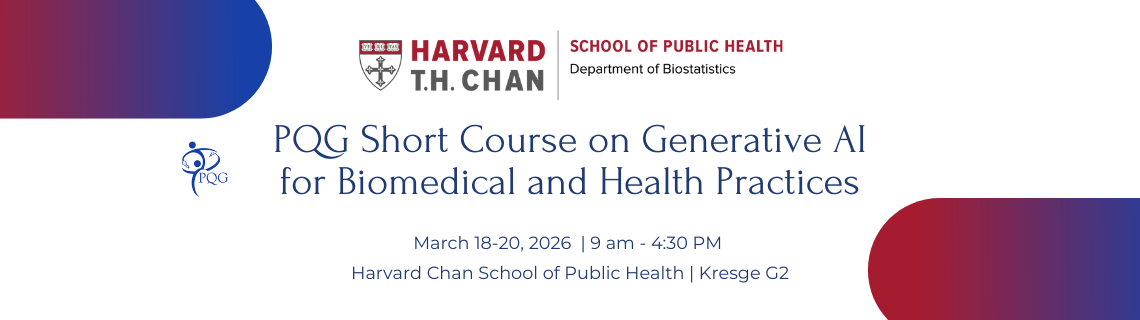 PQG Short Courses | Program in Quantitative Genomics | Harvard T.H ...
